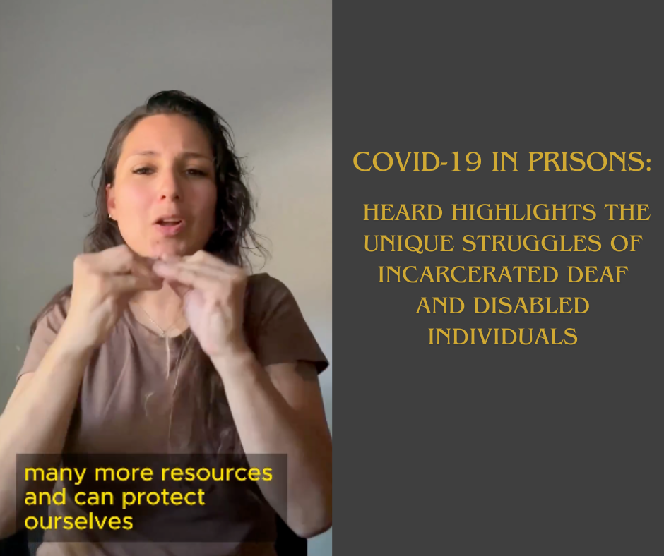 COVID-19 in Prisons: HEARD Highlights the Unique Struggles of ...